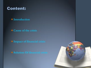 The global financial crisis 2008 | PPT