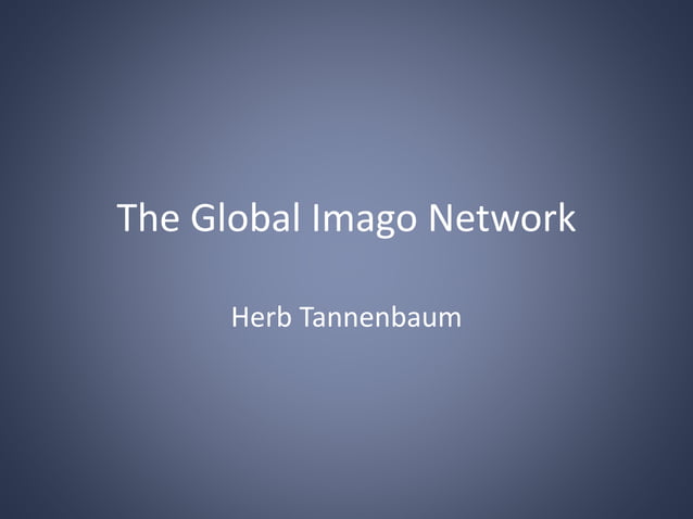 The Global Imago Network | PPT
