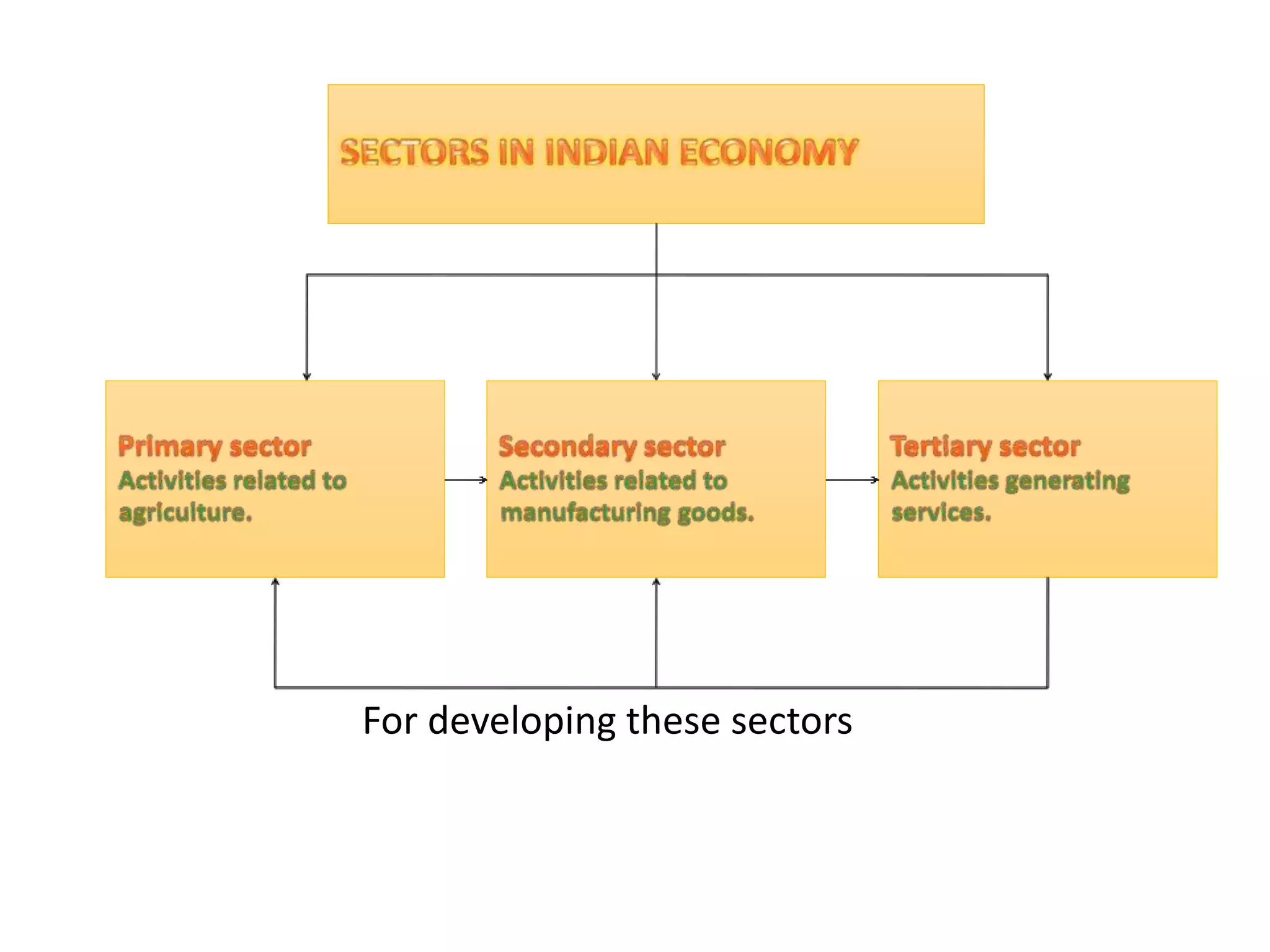the sector of indian economy class 10 | PPTX