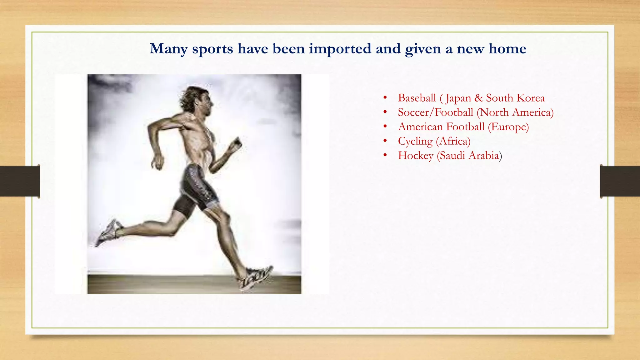 The globalization of sport | PPTX