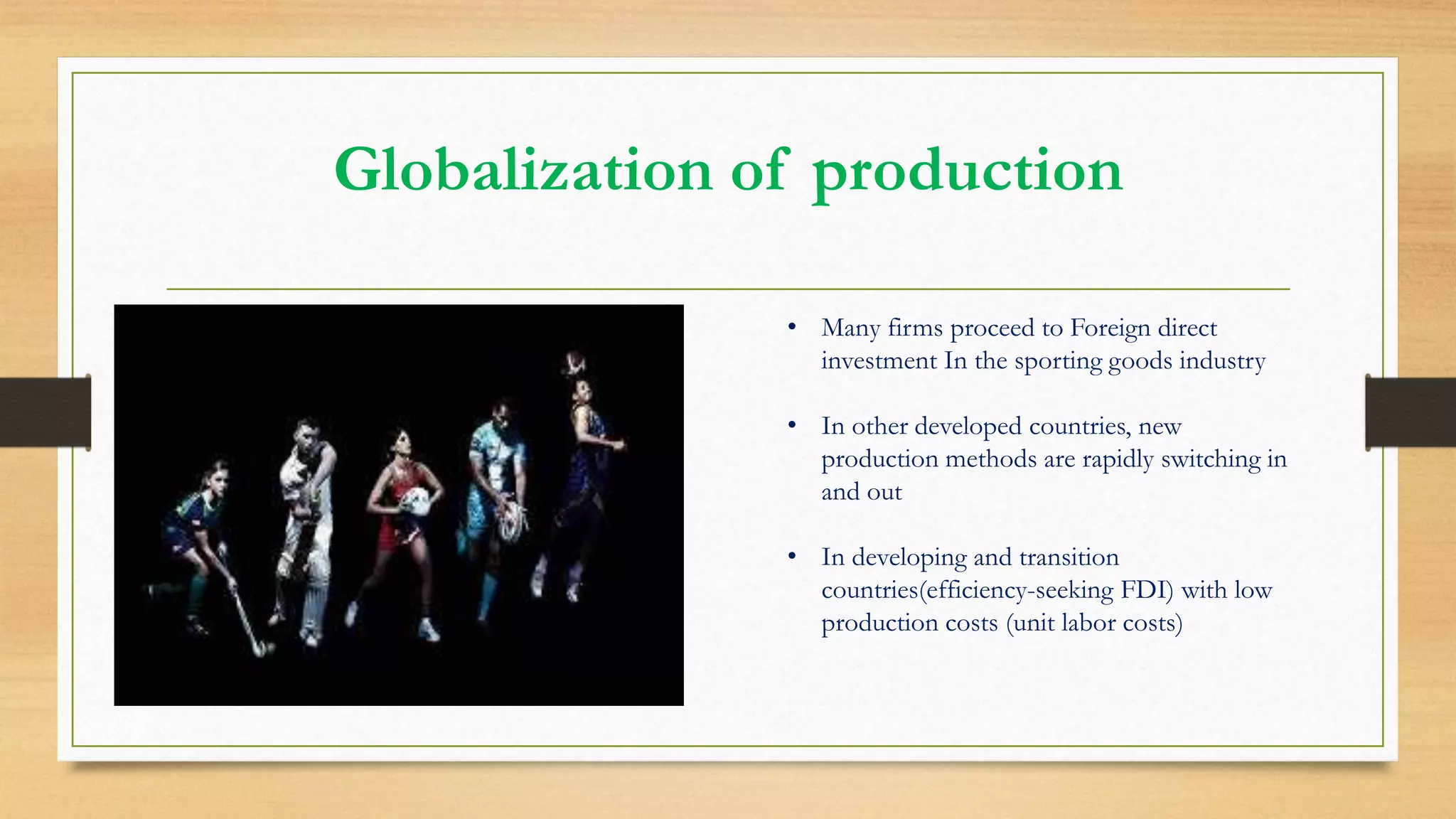 The globalization of sport | PPTX