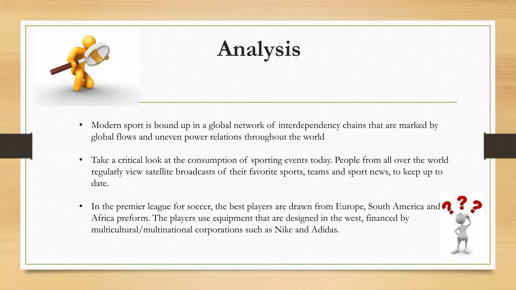 The globalization of sport | PPTX