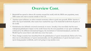 The globalization of sport | PPTX