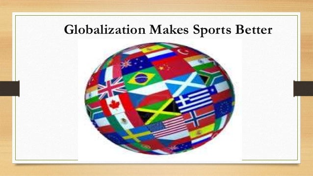 The globalization of sport