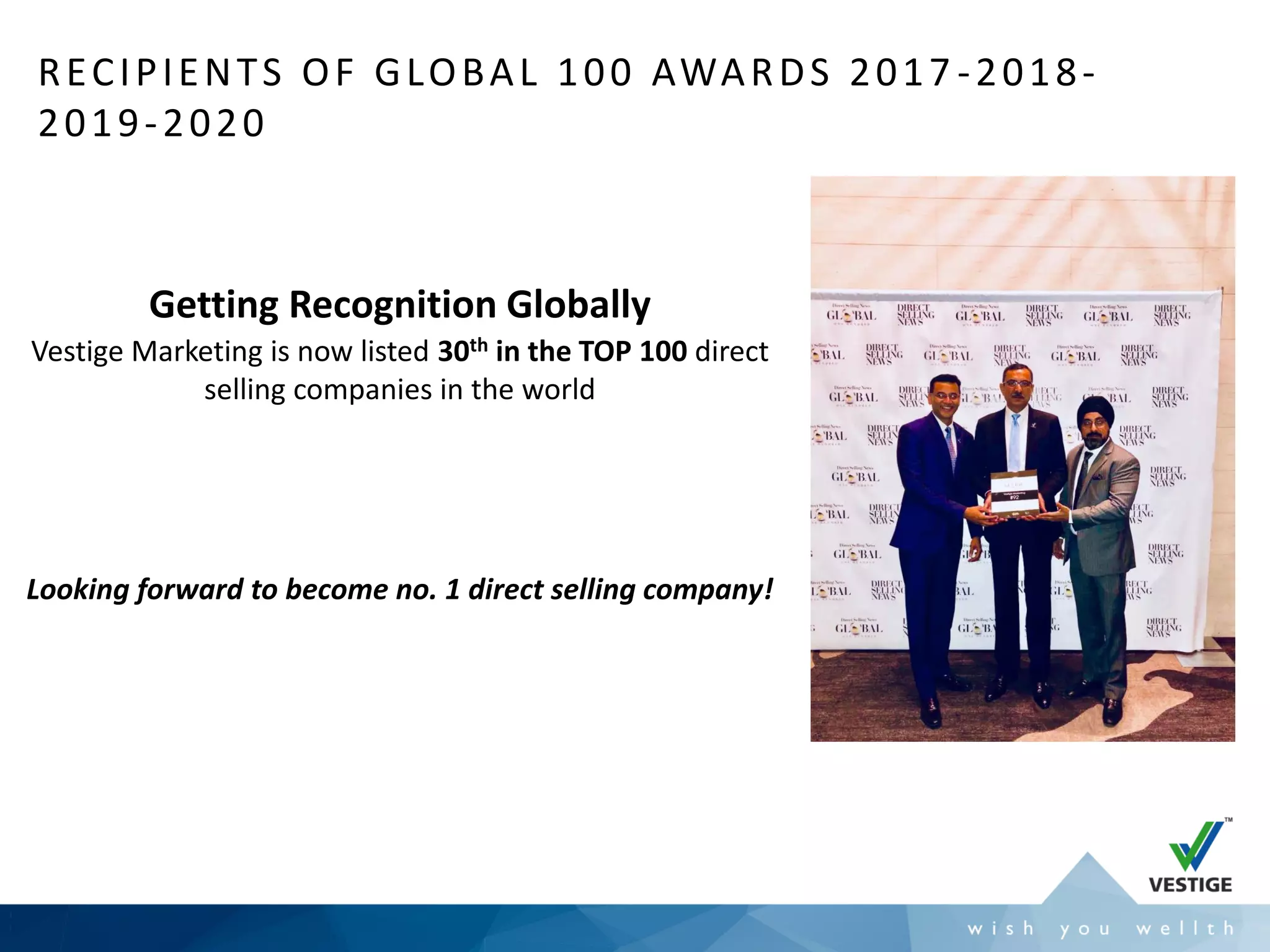 VESTIGE PLAN PRESENTATION | PDF