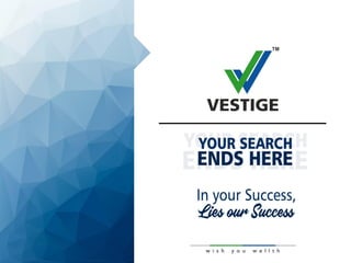 VESTIGE PLAN PRESENTATION | PDF