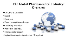 The Global Pharmaceutical Industry and key drivers | PPT