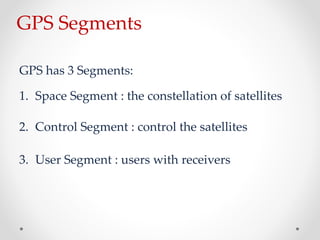 The global positioning system an overview | PPT