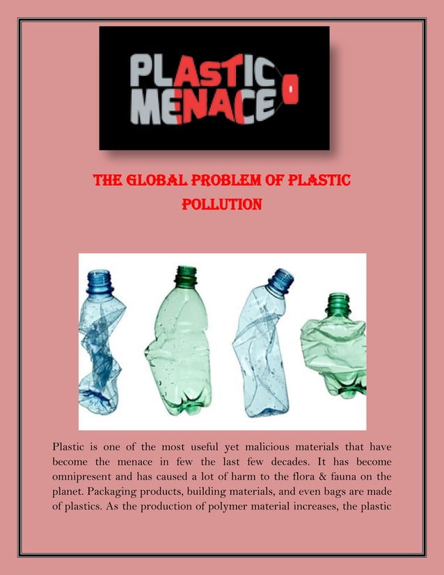 The global problem of plastic pollution | PDF