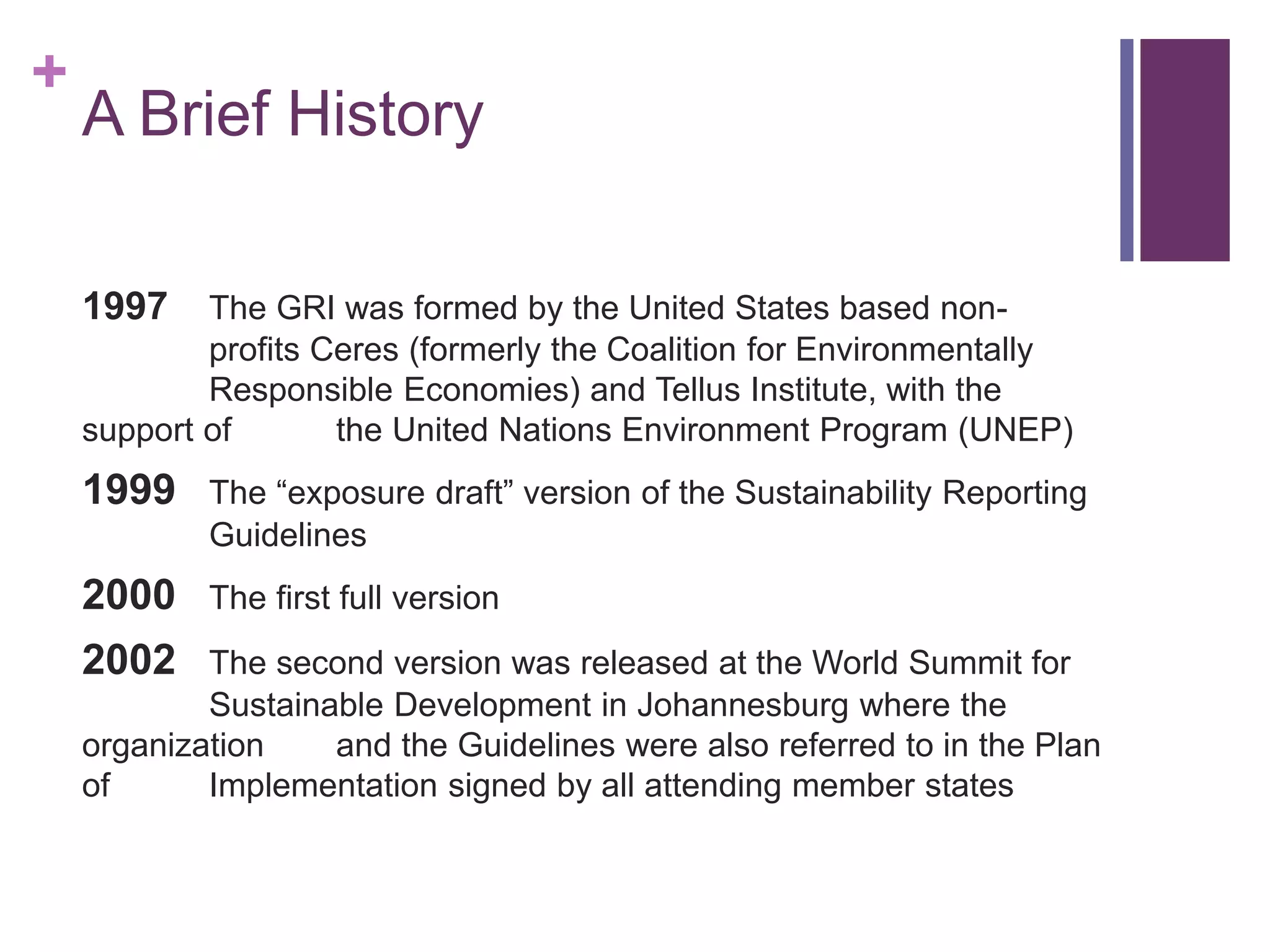 The Global Reporting Initiative | PPTX