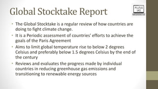 THE GLOBAL STOCKTAKE REPORT | PPTX