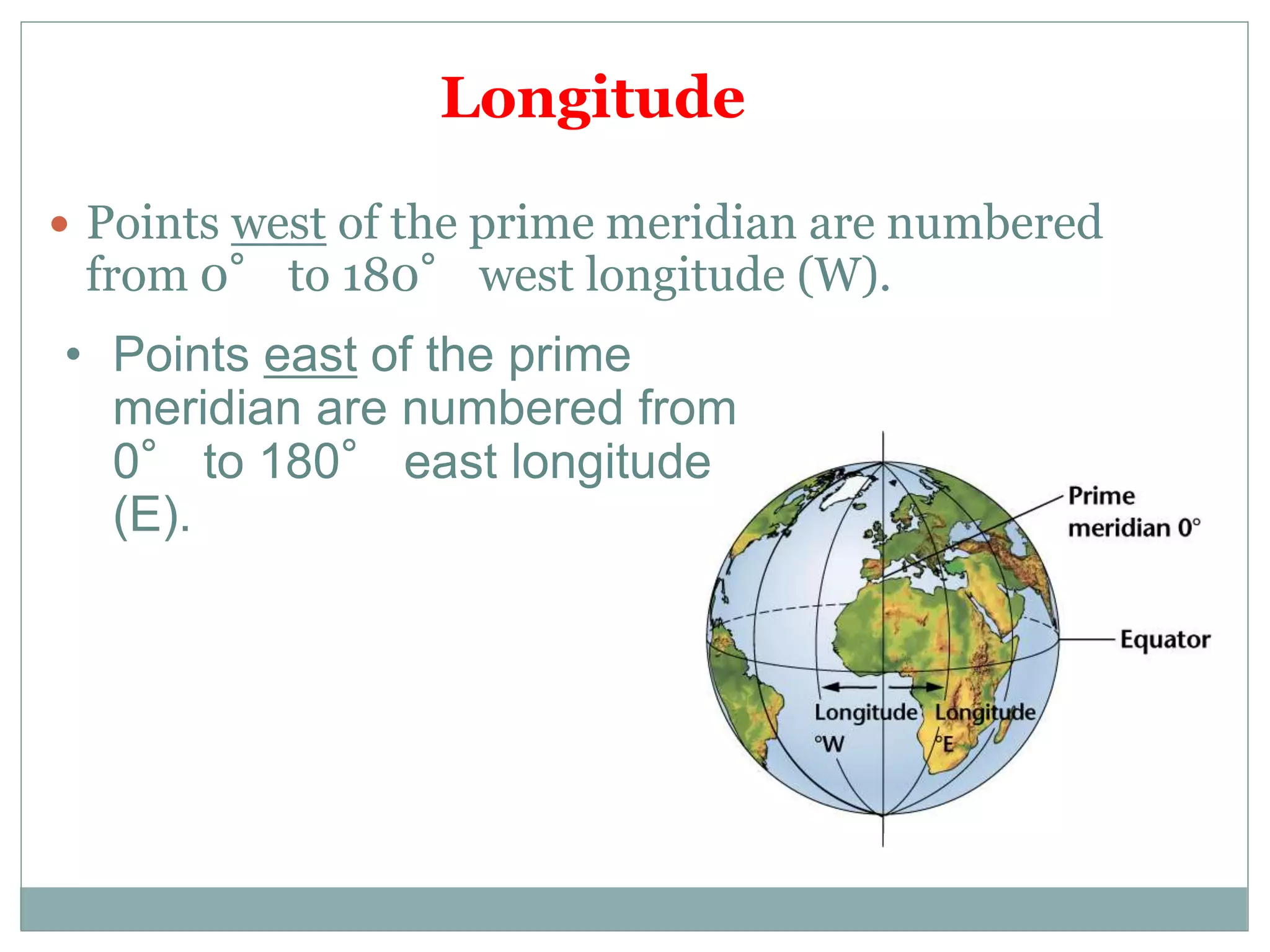 The Globe And It's Features | PPT