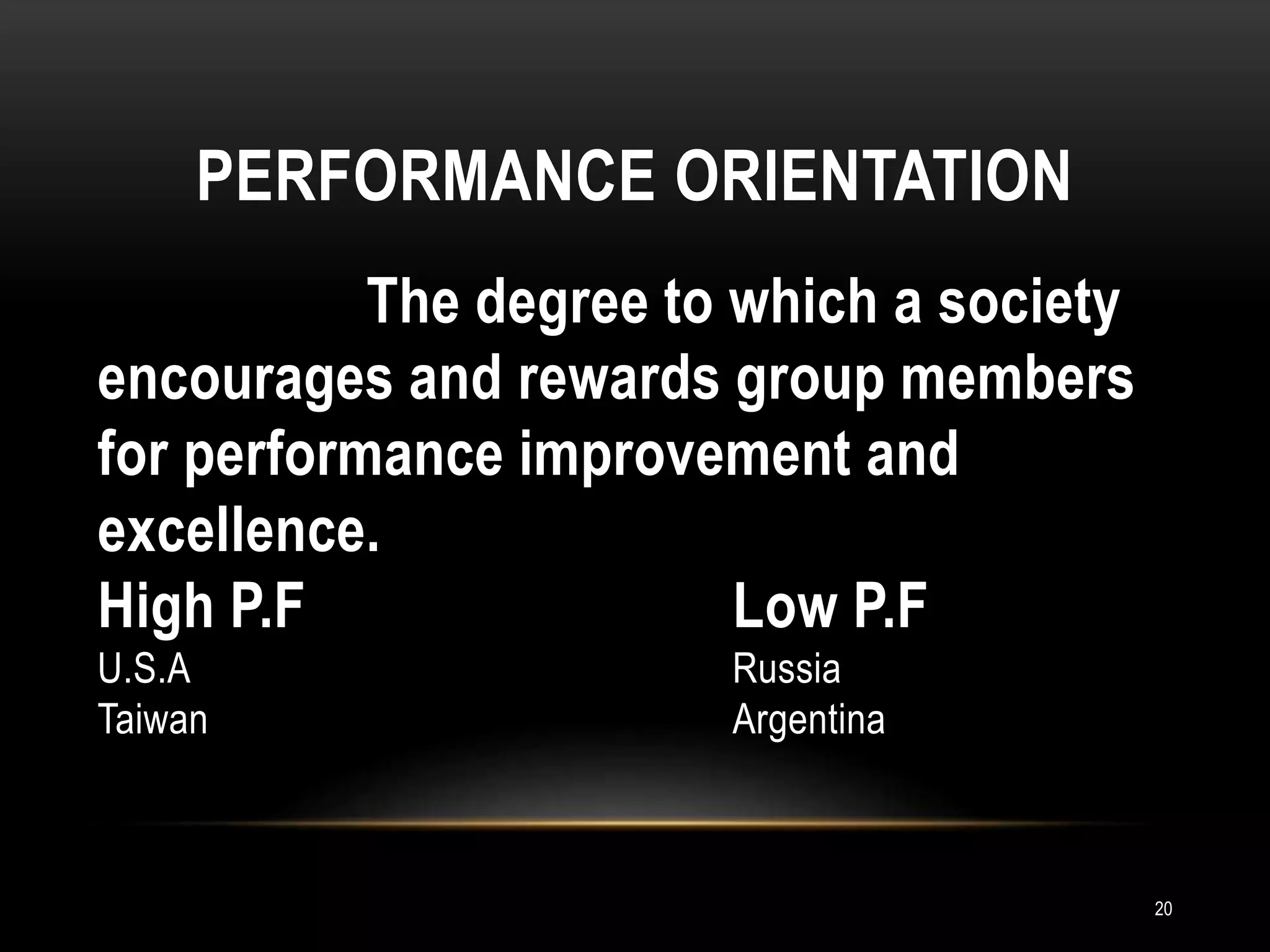 The globe framework for assessing culture | PPTX