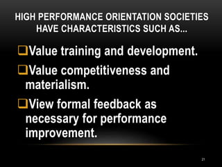 The globe framework for assessing culture | PPTX