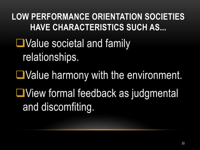 The globe framework for assessing culture | PPTX