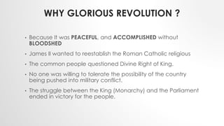The glorious revolution | PPTX