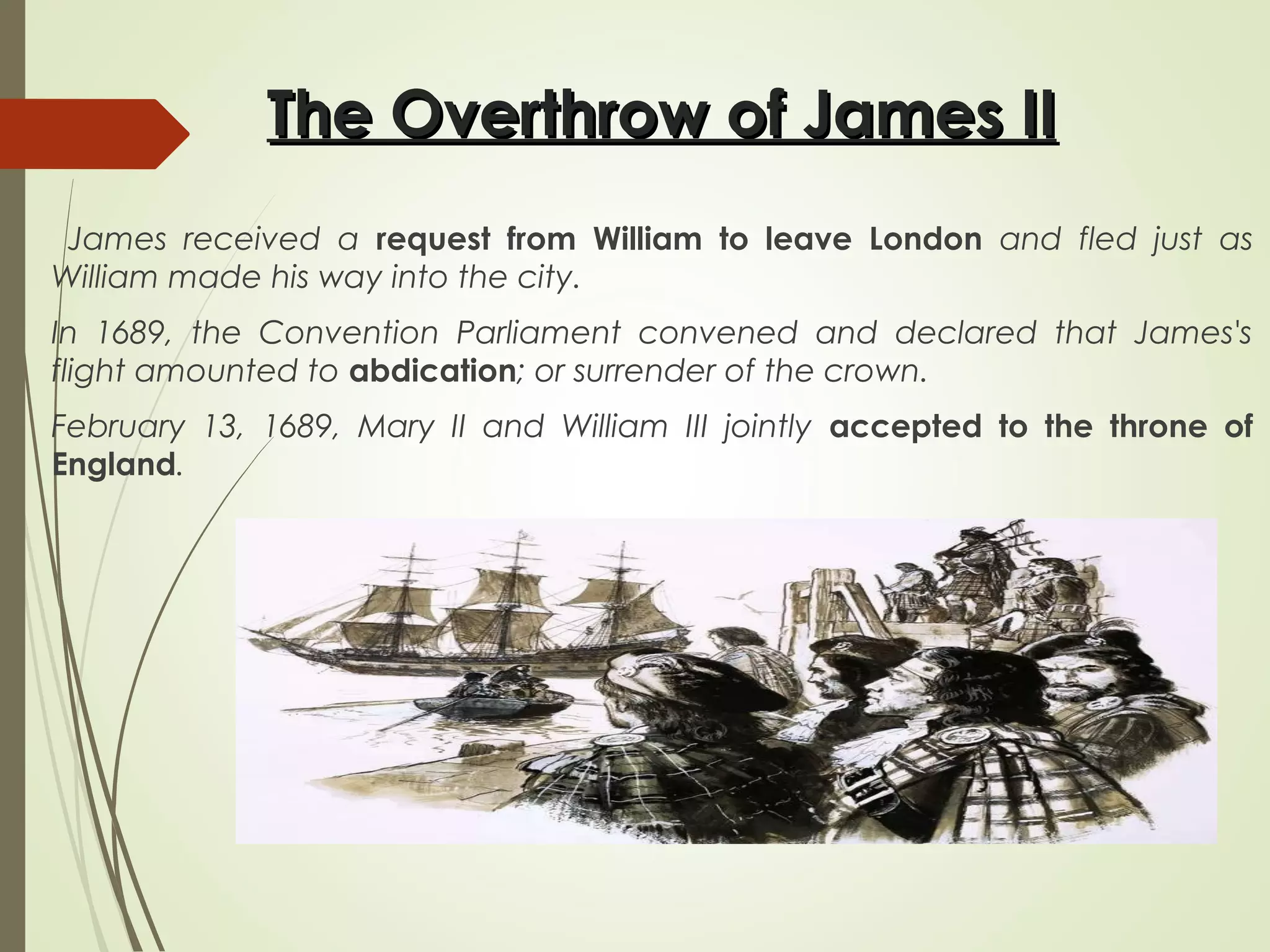 The glorious Revolution of England | PPT