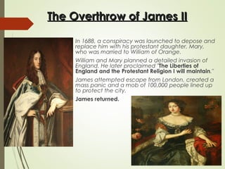 The glorious Revolution of England | PPT
