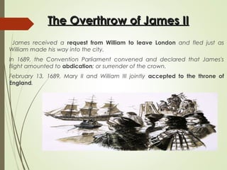 The glorious Revolution of England | PPT
