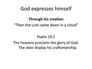 The Glory of God | PPTX