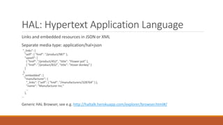 The glory of REST in Java: Spring HATEOAS, RAML, Temenos IRIS | PPTX