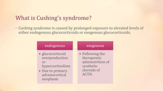Cushing's syndrome | PPTX