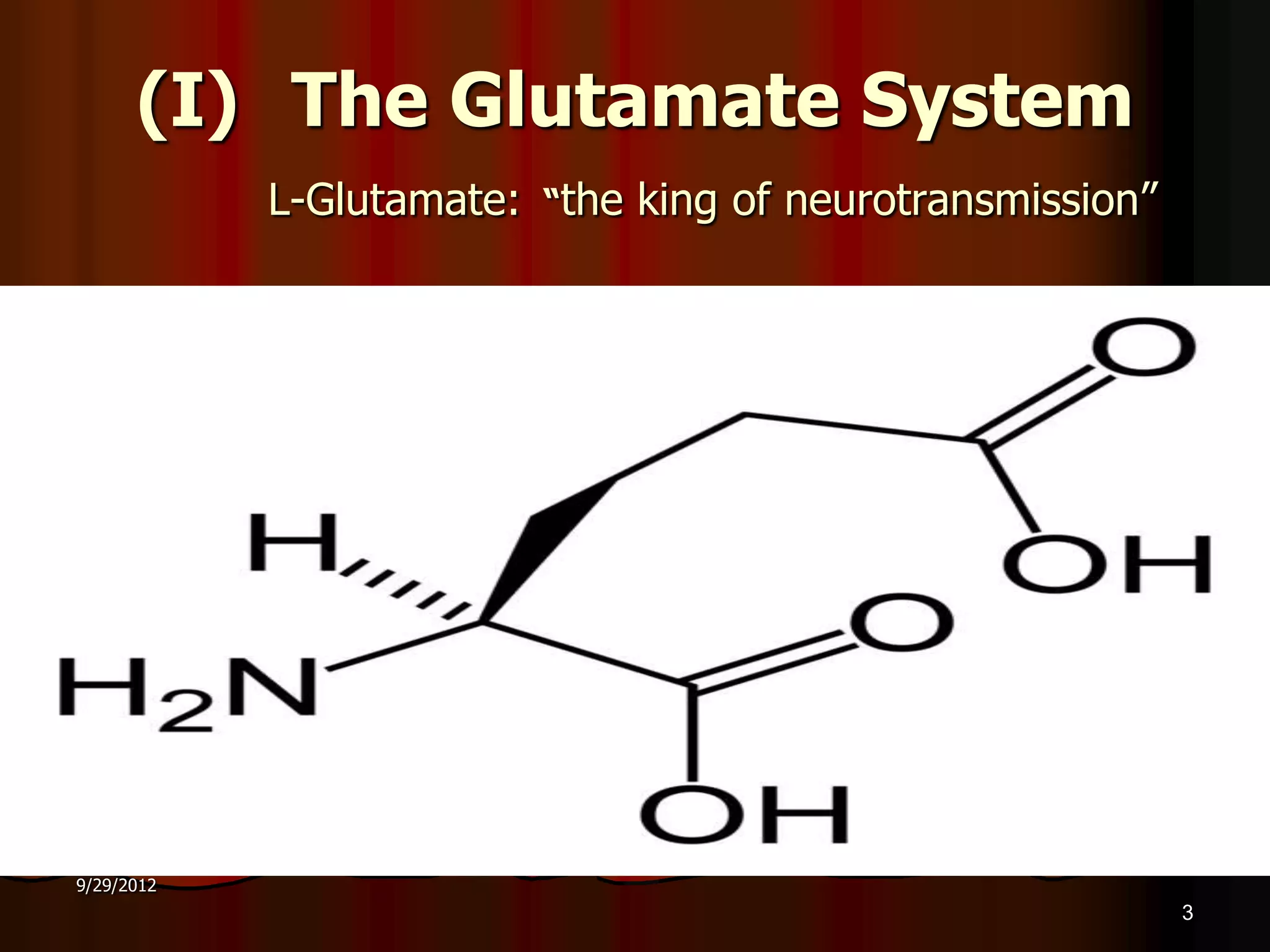 The glutamate hypothesis and the glutamate linked treatments of ...