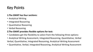 The GMAT- an overall look to the exam | PPT