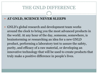 The gnld difference | PPTX