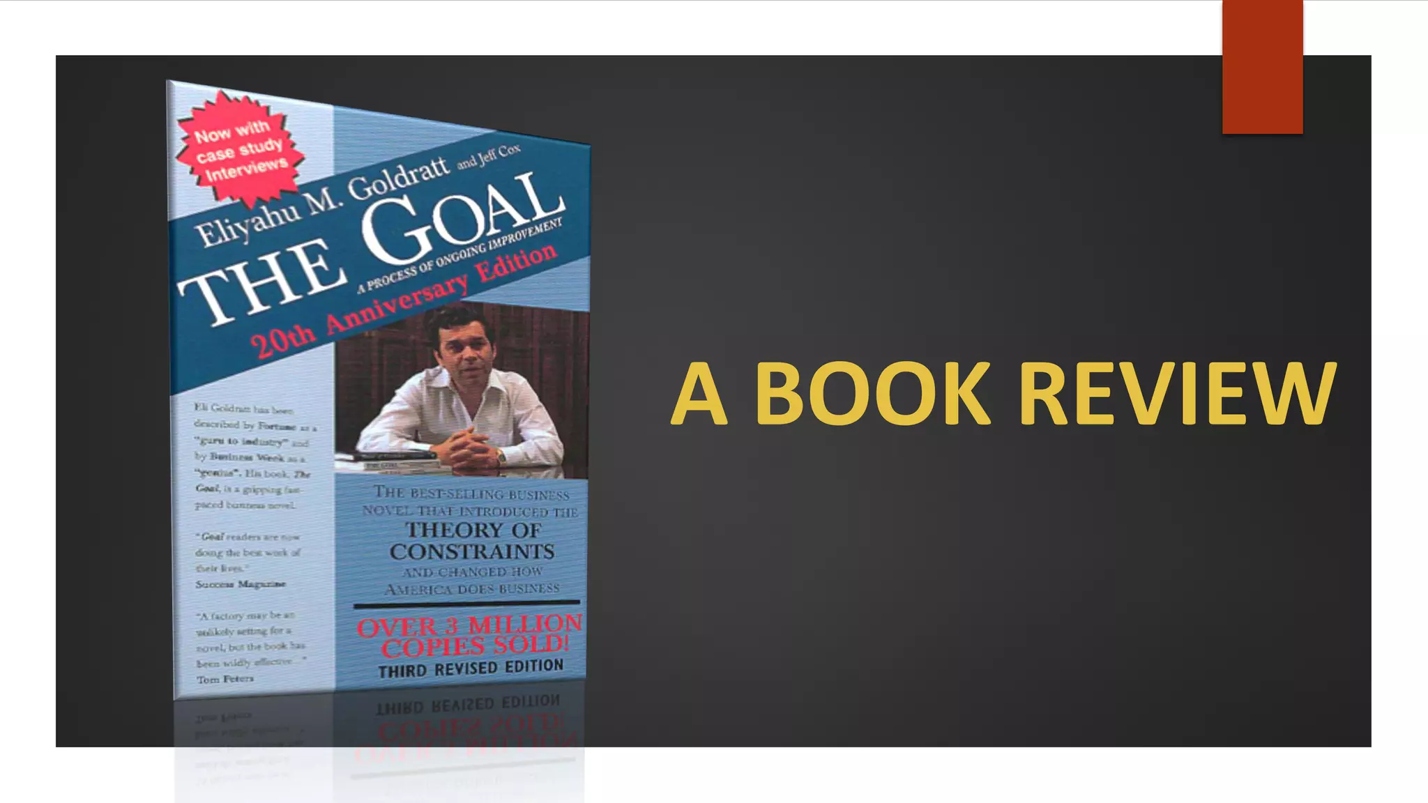 The Goal by Eliyahu M. Goldratt - A Book Review | PDF