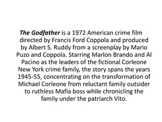 The godfather | PPTX