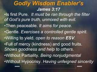 The God Kind of Wisdom | PDF