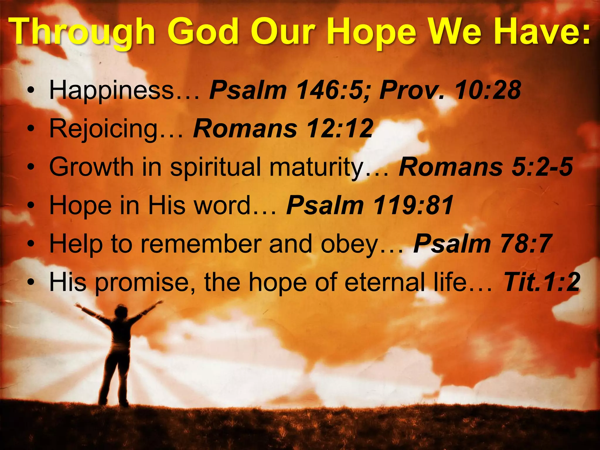 The God of Hope | PDF