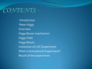 The God Particle | PPTX