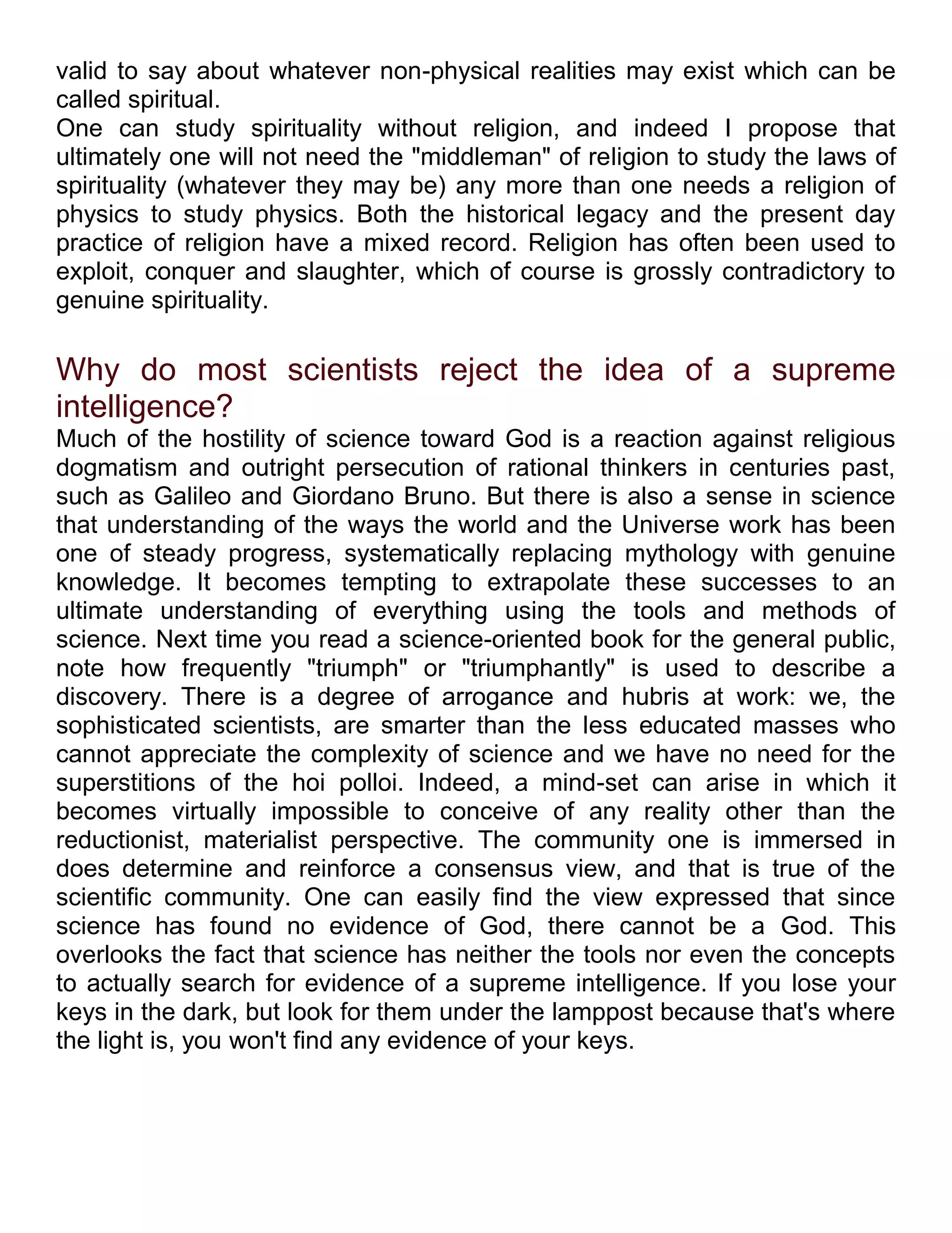 The god theory | DOCX