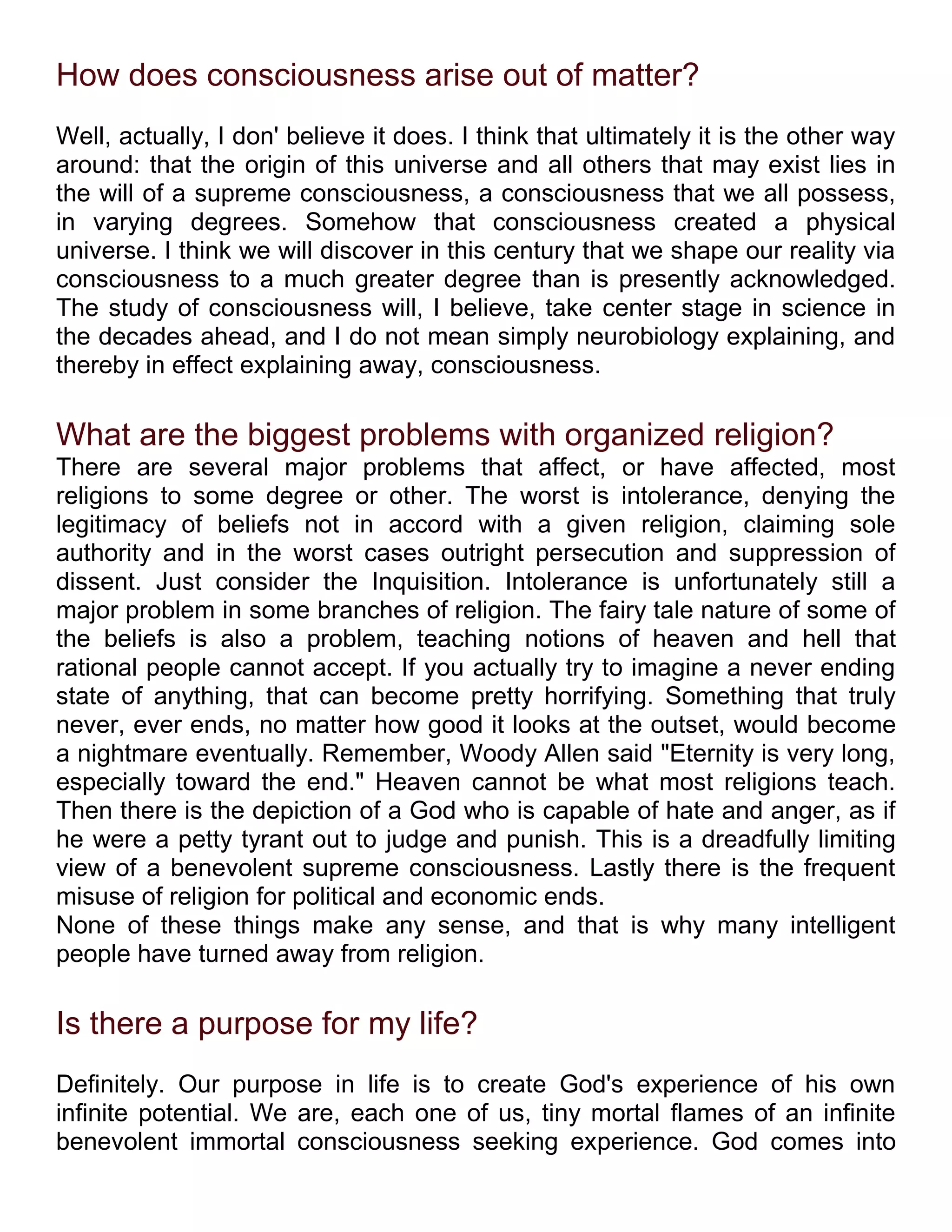 The god theory | DOCX