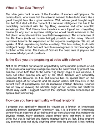 The god theory | DOCX