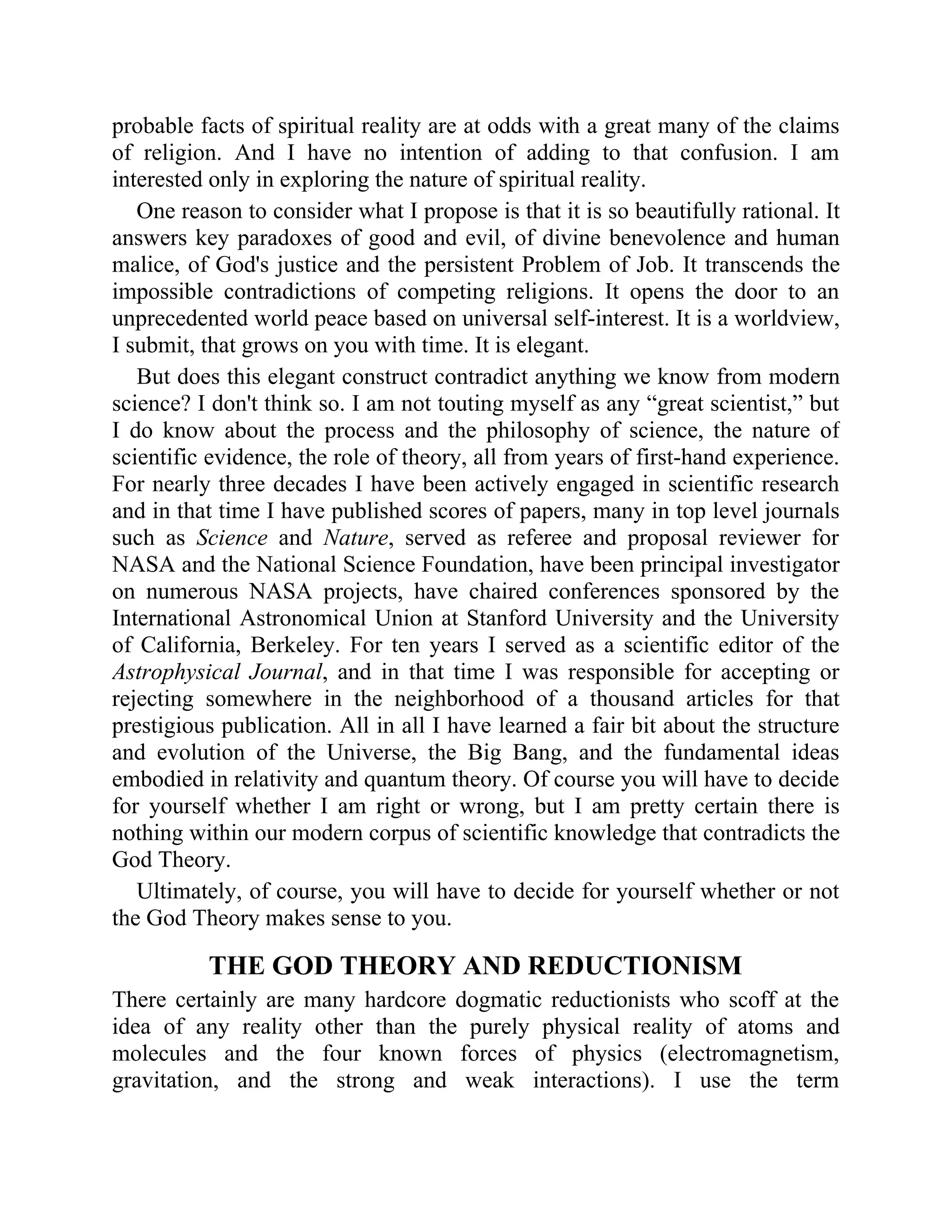 The God Theory | PDF