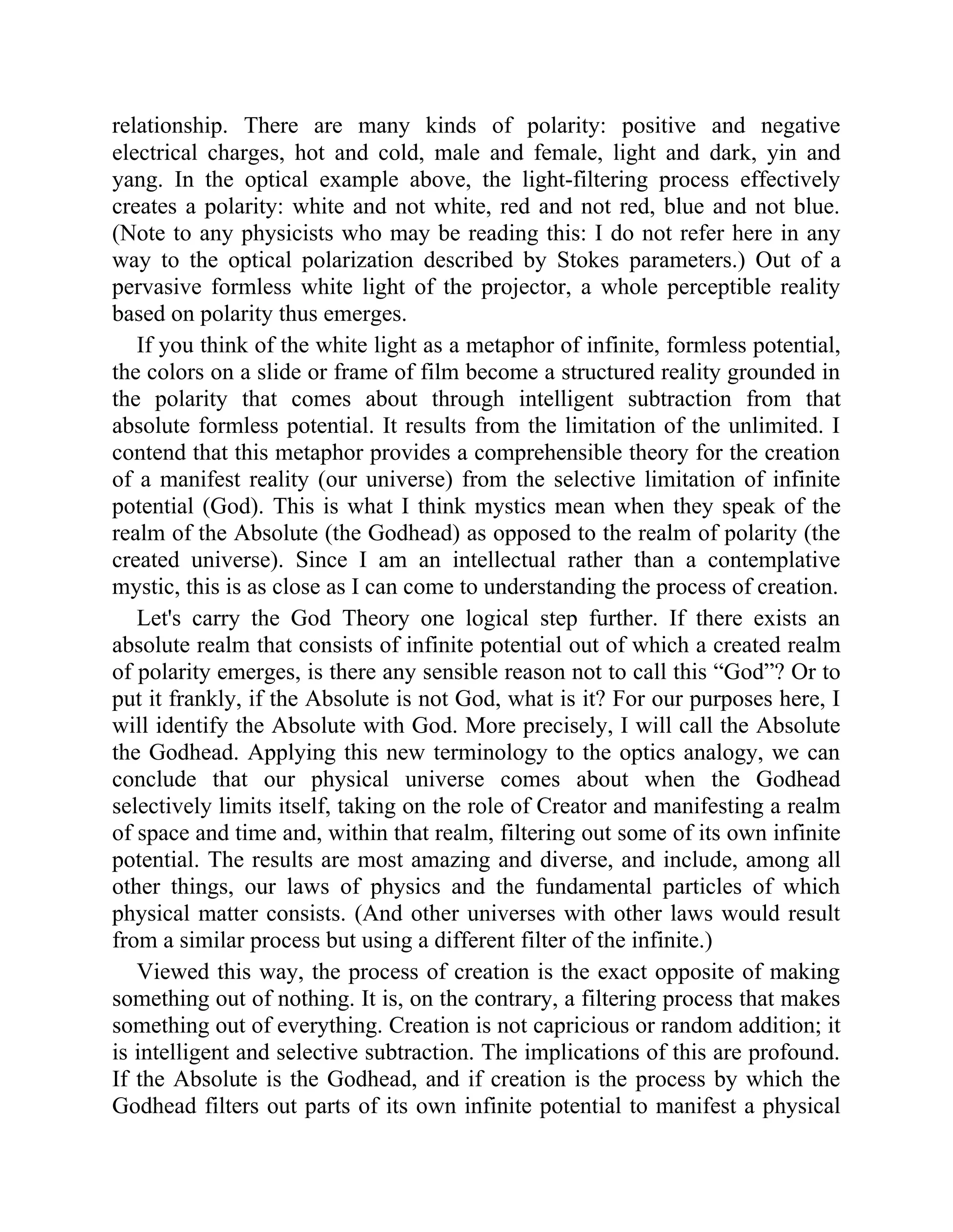 The God Theory | PDF