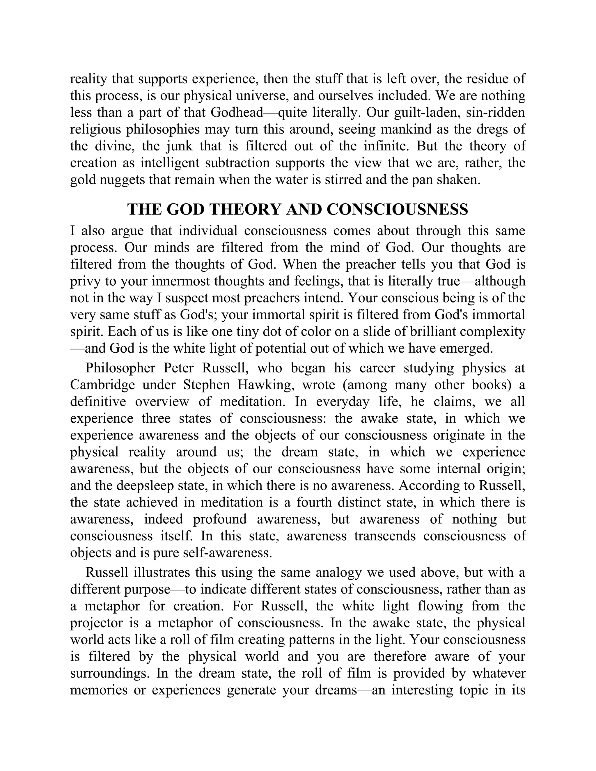 The God Theory | PDF