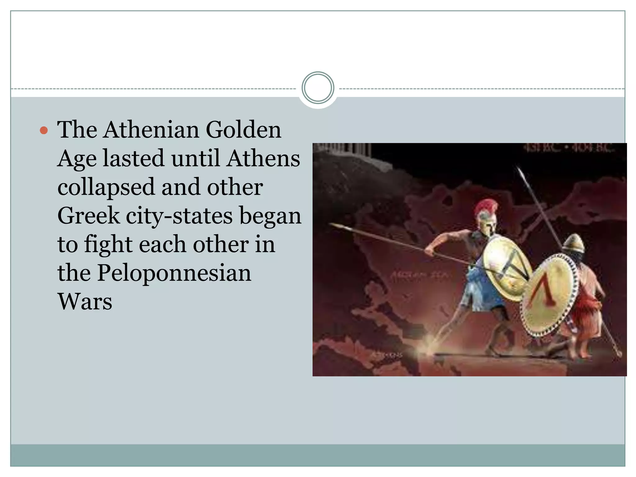 The golden age of athens | PPTX