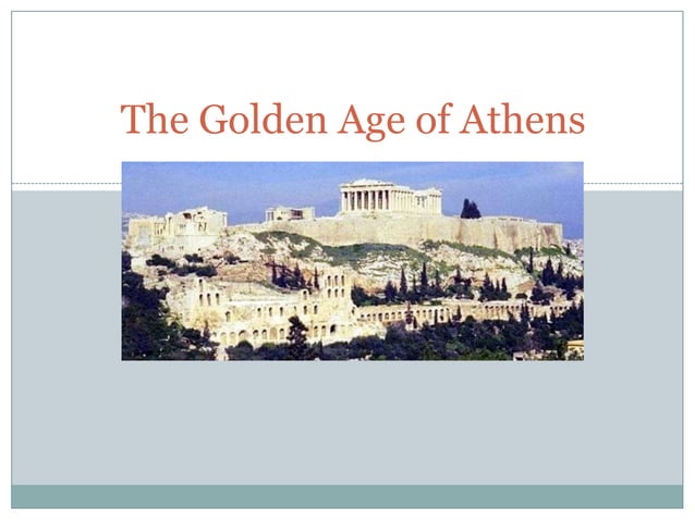 The golden age of athens | PPT