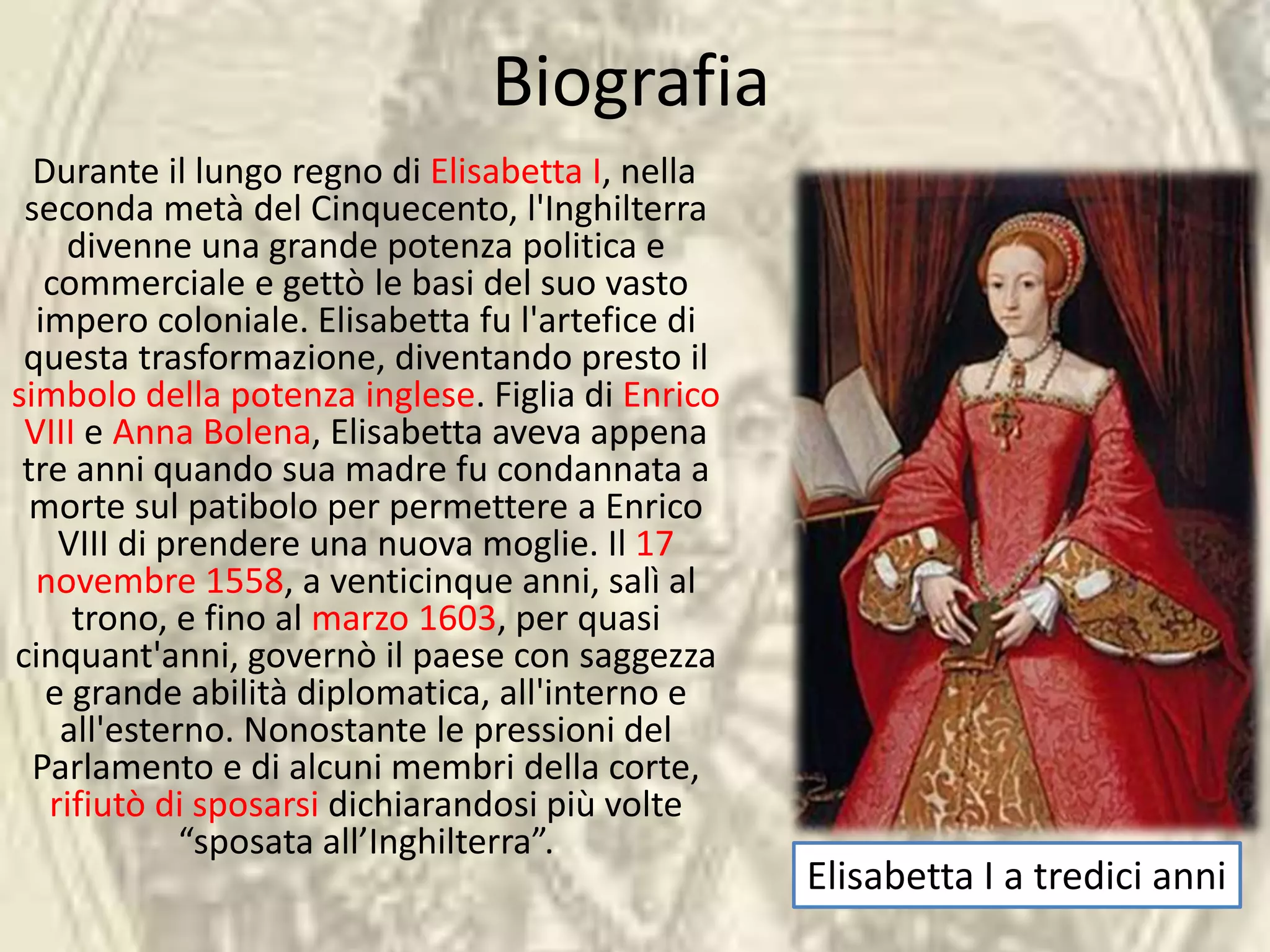 The golden age of elisabetta i angela armenise | PPTX