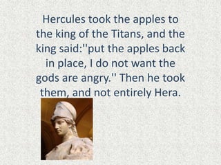 The Golden Apples Of The Hesperides | PPTX