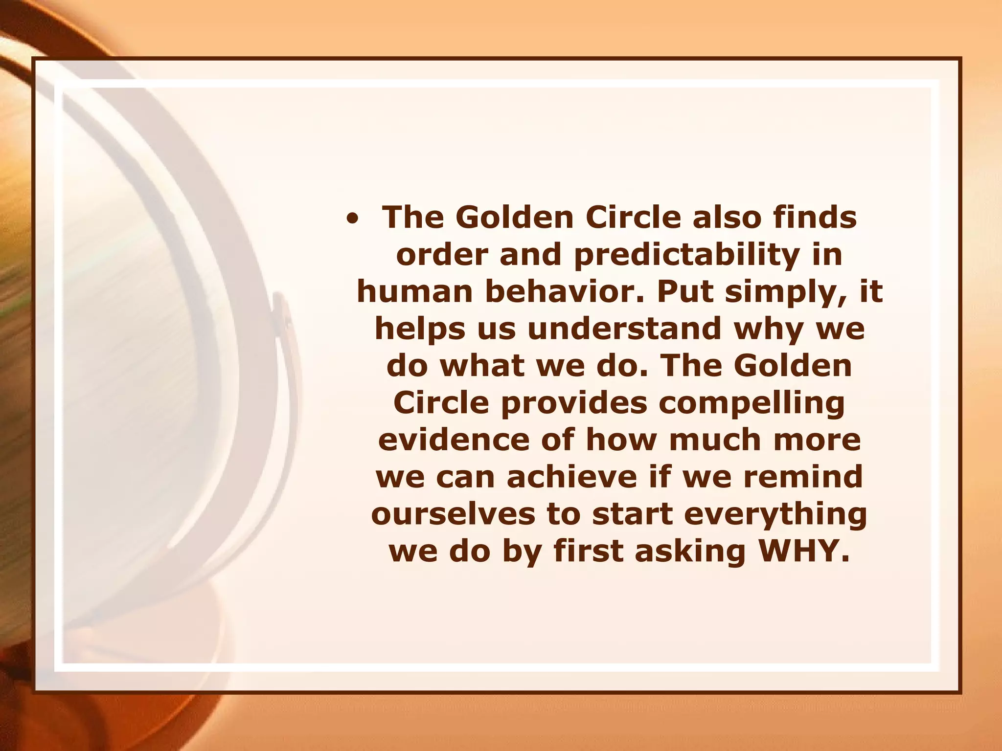 The golden circle | PPT