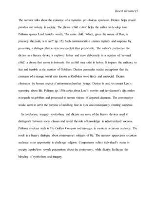 The golden compass rhetorical analysis (1) | DOCX | Christianity ...