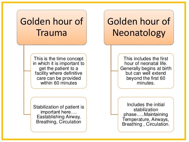 The golden hour of neonatology - by dr sonali mhatre