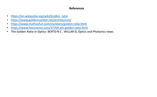 THE GOLDEN RATIO | PPTX