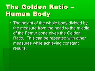 The Golden Ratio | PPT
