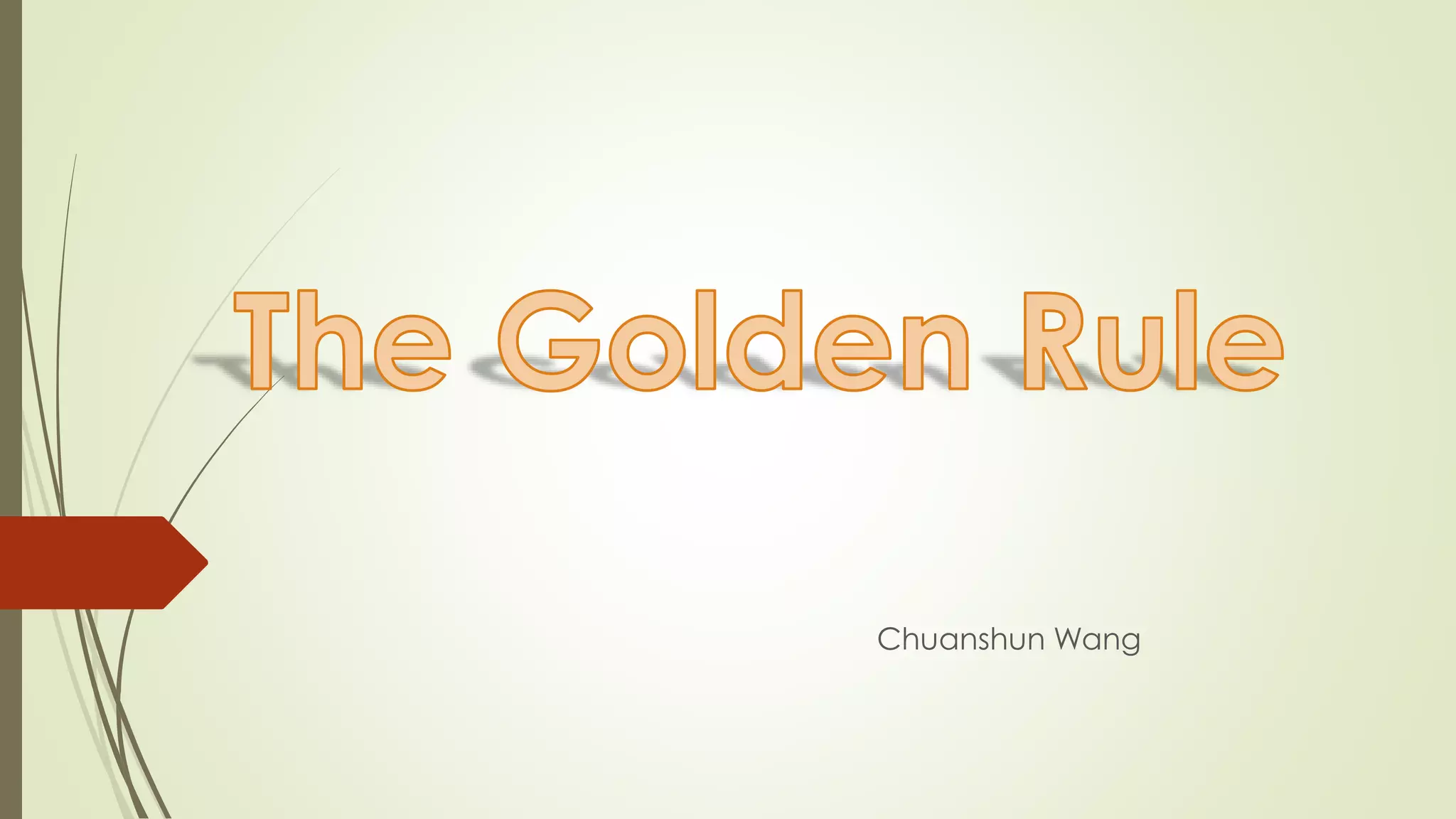 The golden rule | PPTX